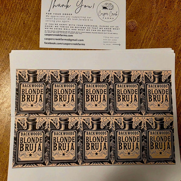 Custom Homemade Food Label Stickers - Etsy