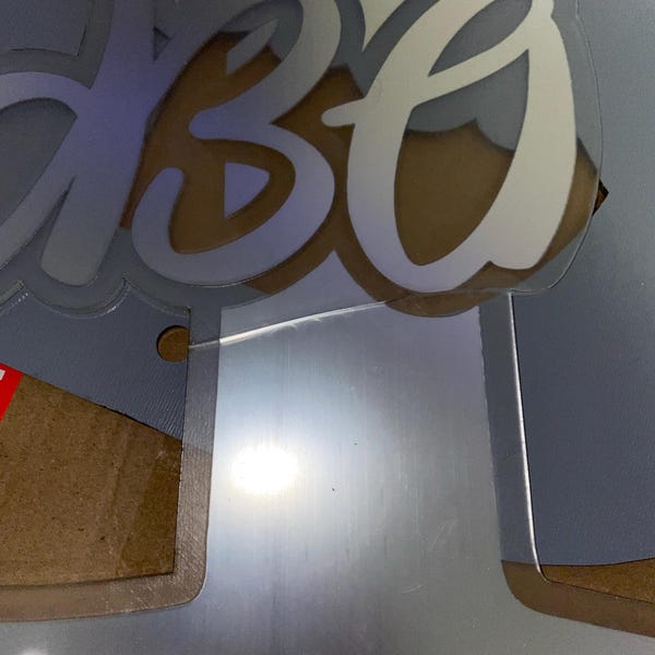 Custom Led Mirror Light up Letter, Personalized Inital Name Mirror Neon ...