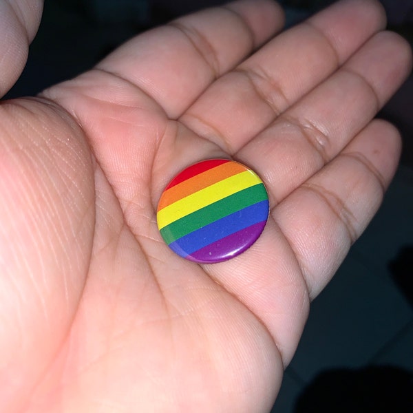 Regenbogen Button Sets, 25/38/50mm (1"/1,5"/2") mit Anstecknadel ...