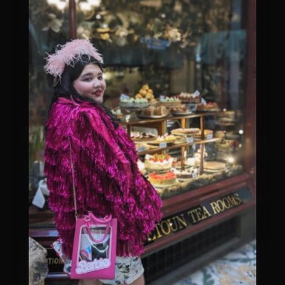 Tinsel Karma Jacket Disco, Rainbow, Hot Pink, Blue, Purple, Gold, Red ...