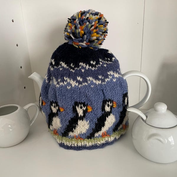 Thistle Tea Cosy Embroidered Flowers Floral Design Scottish Teapot ...