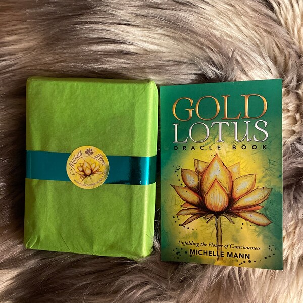 Gold Lotus Oracle Deck - Etsy Australia