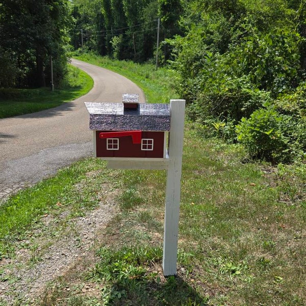 Barn Mailbox Amish Handmade, Dutch Barn Style, Choose Your Color ...