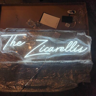 Neon Sign Custom Name, Custom Neon Sign Battery Operated, Neon Sign ...