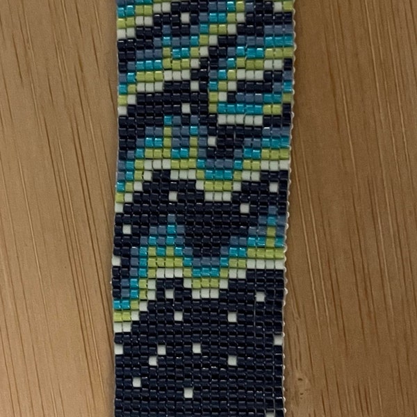 USA Flag With Eagle Bead Loom Pattern Loom Bracelet Pattern Loom ...