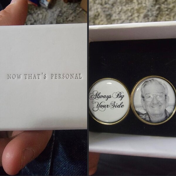 Custom Photo Cuff Links, Memorial Cuff Links, Wedding Cufflinks ...