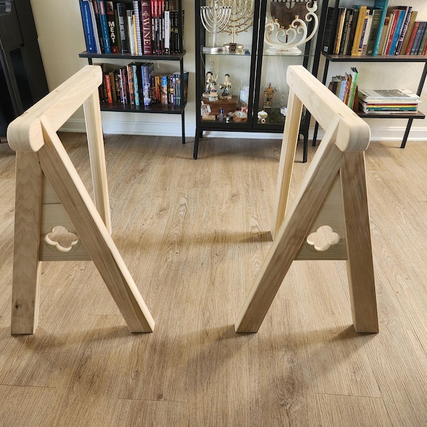 Pine - Medieval Style Trestle Table Legs - Etsy