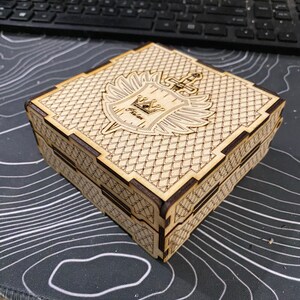 Dice Box. 3mm, 1/8inch, 4mm, 5mm. Laser Cut Files SVG, PDF, CDR Digital ...