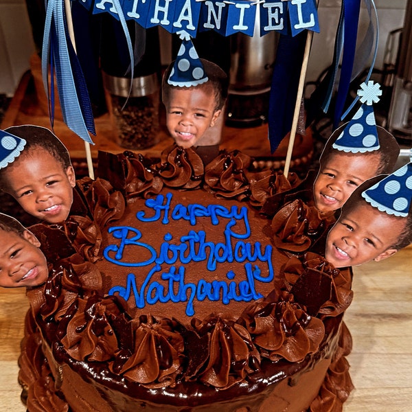 Custom Cake Banner Topper for Any Occasion, Cake Banner, Cake Bunting ...