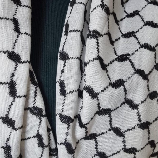 Palestine Embroidery Jacket - Sea Through Black Jacket - Cover up ...
