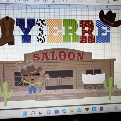 Girly Wild West Clip Art and Digital Paper Pack, Instant Download - Etsy