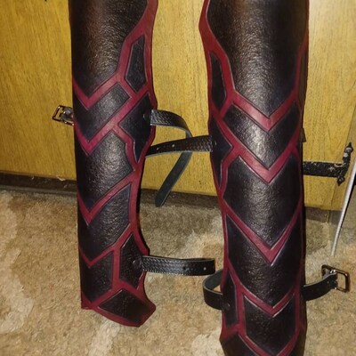 Leather Armor Dragon Scale Tassets and Cod Piece - Etsy