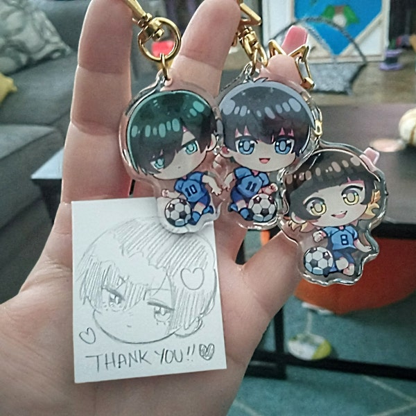 Unofficial Blue Lock Keychains - Etsy