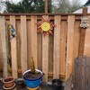 Handmade Corrugated Tin Sun / Handpainted Tin Sun / Metal Sun Decor ...