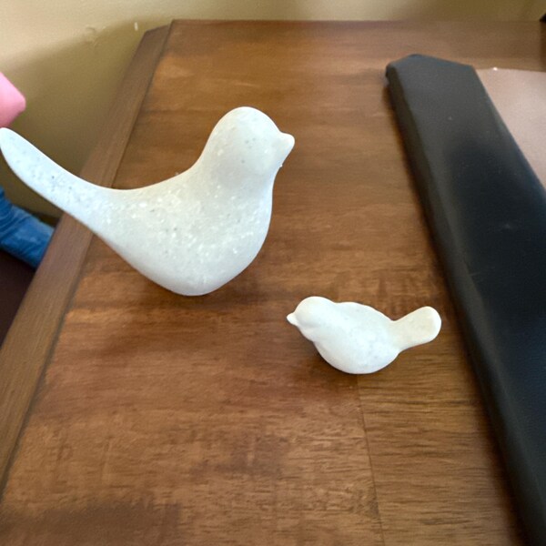 Cremation Stone, Bird Figurine, Memorial Stone, Bird Urn, Small, You ...