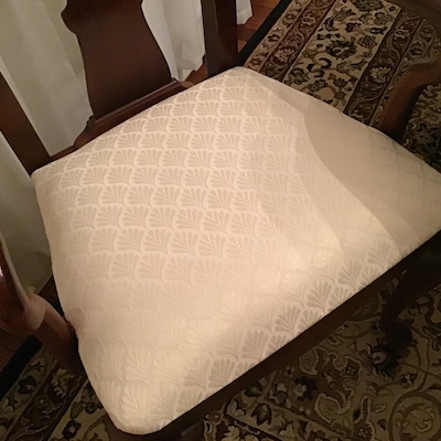 Off White Fan Jacquard Woven Upholstery Fabric by the Yard Pattern B656 ...