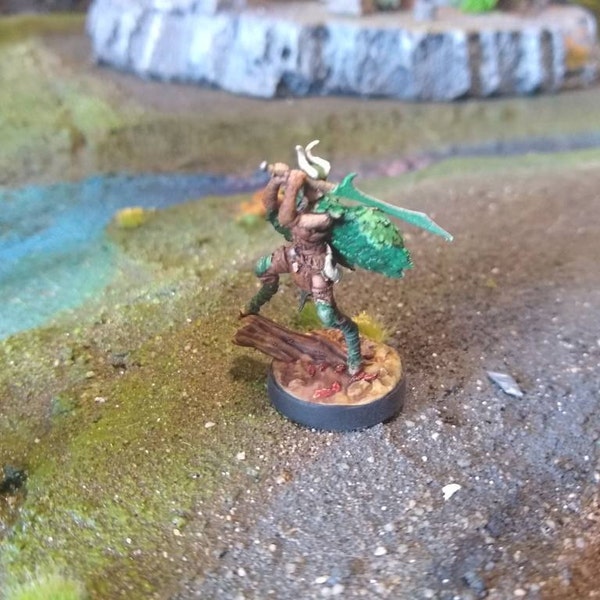 Satyr Miniature - Gladewarden - Wild Hunt - Mammoth Factory - D&D 5e ...