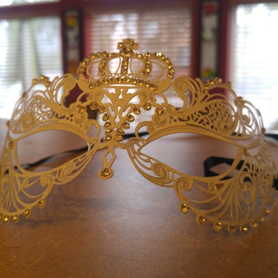 Masquerade Mask, White Masquerade Mask, Masquerade Ball Mask, Mask W ...