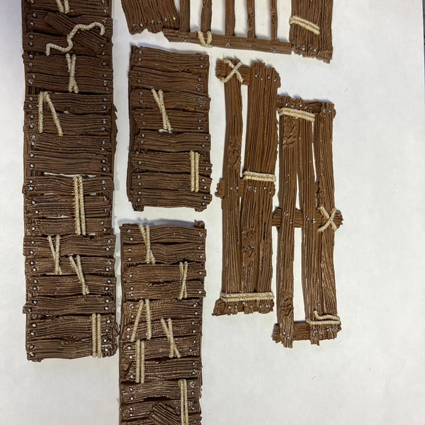 Gangways Stairs and Ladders - Shadowfey Wilds 15mm 28mm 32mm Wargaming ...