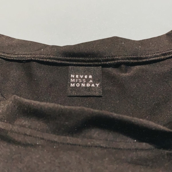 300 Custom Sleeve Hem Tags, Custom Hem Tags, Hem Tags on T-shirt ...