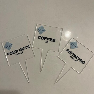 Gelato Flavor Markers, Ice Cream Labels, Flavor Tags, Gelato Stickers ...