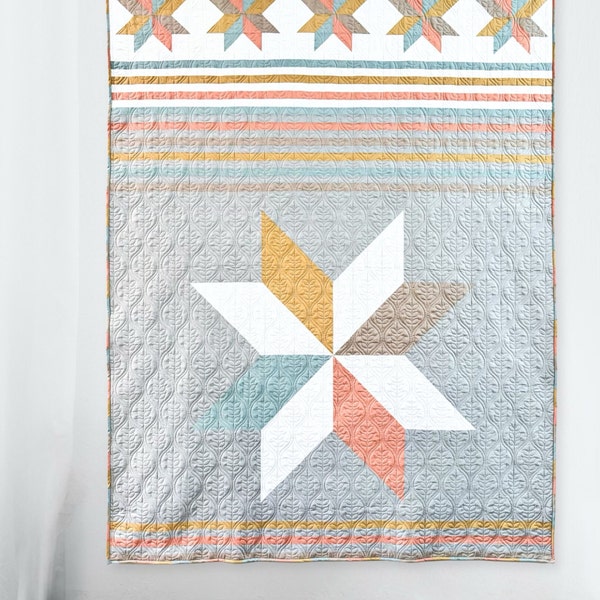 Autumnal Gingham (1&2) Digital Edge to Edge Quilting Pattern for ...