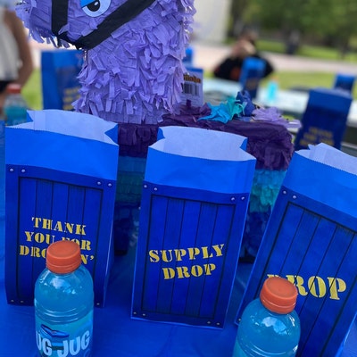 Gamer Drop Crate Chip Bag, Mystery Blind Loot Goody, Party Favor Blue ...