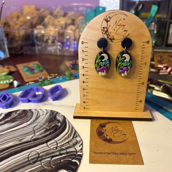 Custom Engraved Earring Display Photo Prop - Etsy