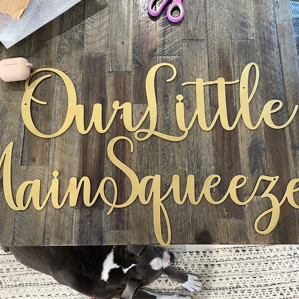 Custom Metal Name Sign | Nursery Wall Decor | Kids Room Decor | Custom ...