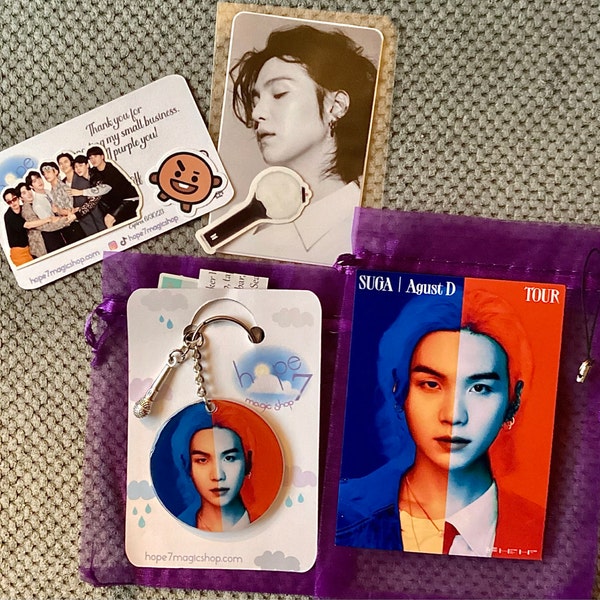 Suga Tour Keychain, Agust D Tour Keychain, Suga Agust D Concert ...