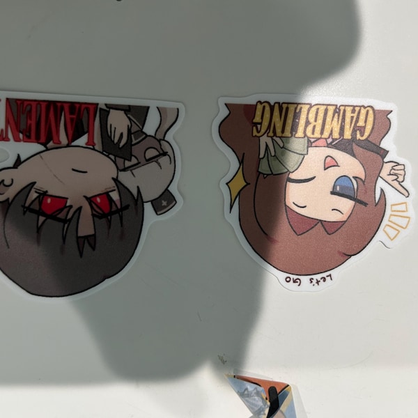 Limbus Company Vinyl Stickers: Silly Goofy Memes - Etsy