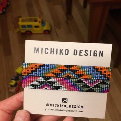 Michiko Design Custom Seed Bead Friendship Bracelet - Etsy