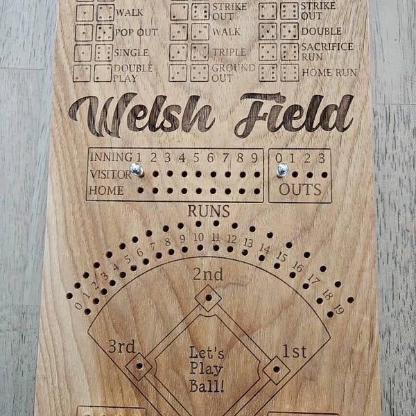 Custom Dice Golf Board Game - Personalized, Wood, Family Fun Game - Etsy