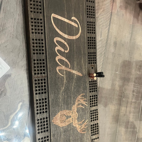 Extra Large Personalized Cribbage Board With Storage & Custom Engraving ...