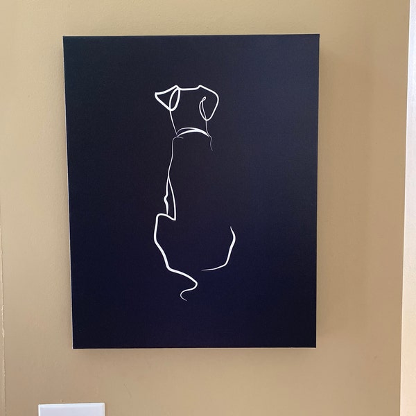 Wolf One Line Art | Wolf Tattoo Art | Minimalist Line Art | Abstract ...