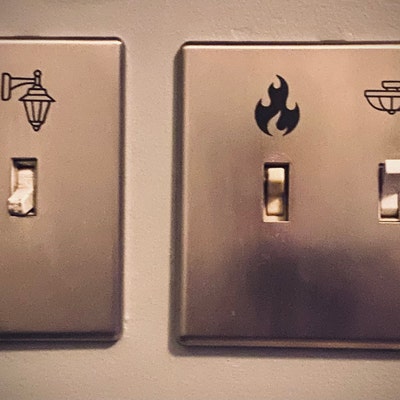 Light Switch Labels Multi Switch Light Labels Set of 10 - Etsy UK