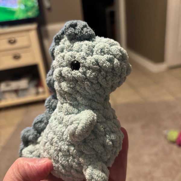 TINY-REX the Pocket Dino Amigurumi Crochet Pattern · Free DIY Video ...