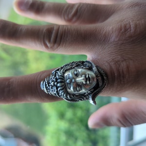 Shiva Lingam, Om Shiva Ring, Spiritual Ring, Religious Symbol. - Etsy