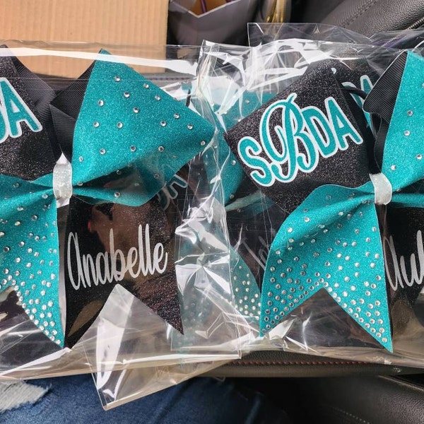 Custom Cheer Bows Designed in Your Team Colors. Price Listed is per ...