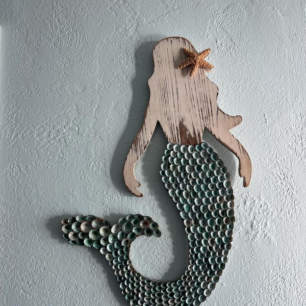 13” Cowrie Shell Jute Mirror, Jute Mirror, Jute Boho Accent Mirror ...