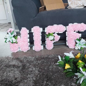 Baby Funeral Flower Tribute Package Artificial Silk Wreath - Etsy