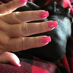 Bright Red Fake Nails Extra Long Curved False Nails Hand - Etsy