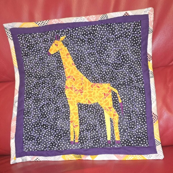 Giraffe Quilt Block Pattern, PDF Instant Download, Foundation Paper ...