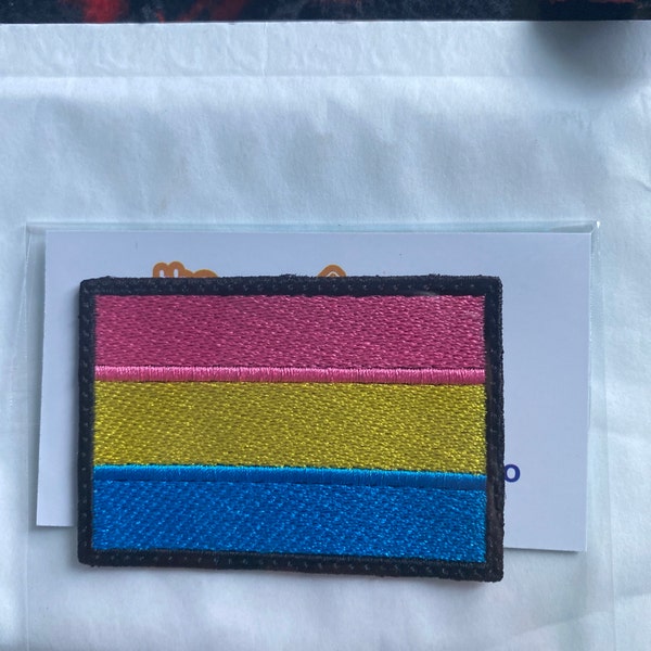 Pansexual Gay Pride Flag Embroidered Patch - Etsy