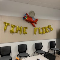 Time Flies Banner Letter Balloons Birthday Baby Shower Kids - Etsy