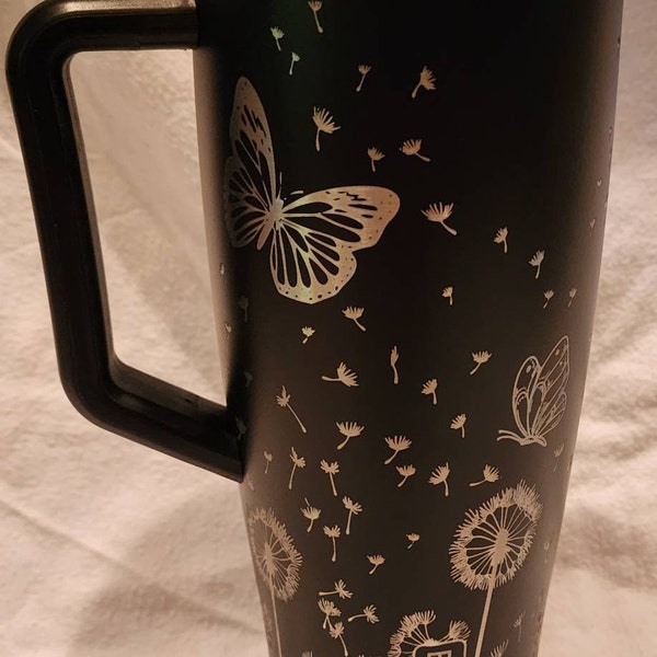 Butterfly Wrap, Tumbler Wrap Lightburn, Seamless Tumbler Wrap, Wrap for ...