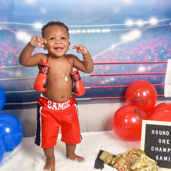 TRI Color - Baby Boxer Outfit Complete Set- Mini Gloves Only - Etsy