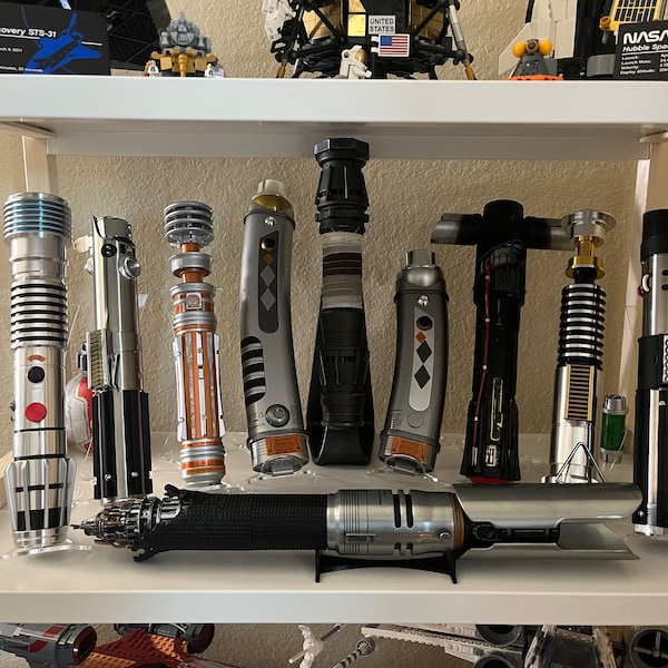 BEST Vertical Acrylic Lightsaber Stand, Acrylic Saber Display, Acrylic ...