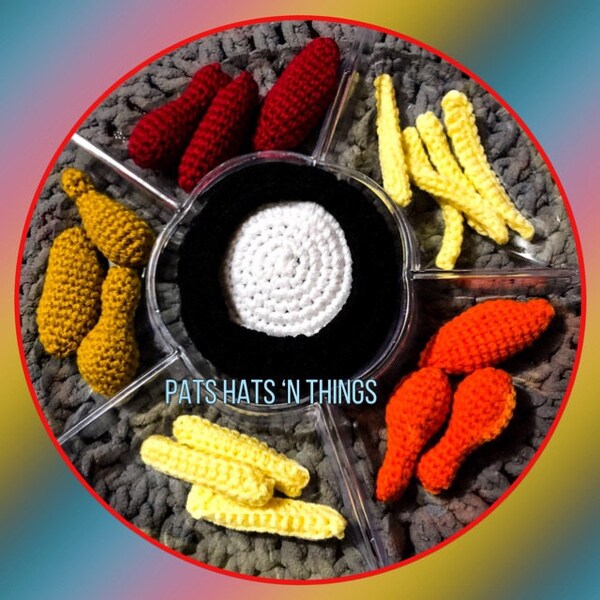 Fried Chicken Platter Crochet Pattern - Etsy