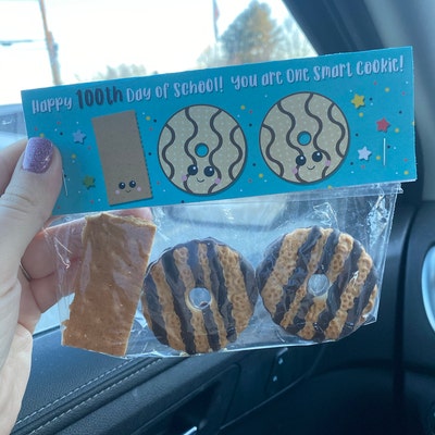 PRINTABLE Happy 100th Day of School You Are One Smart Cookie Sandwich ...